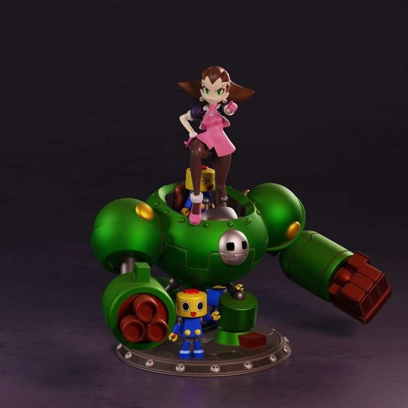 Tron Bonne Fanart 3D Printed Statue Painted or Garage/model - Etsy