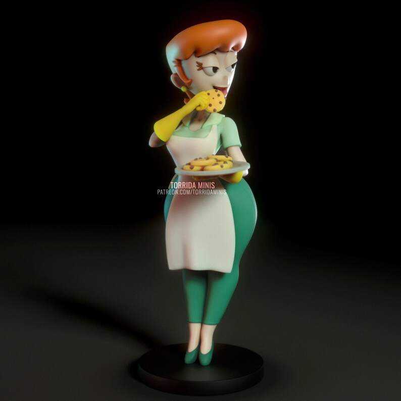 Dexter's Mom Fanart 3D Printed Statue Painted or - Etsy Ireland