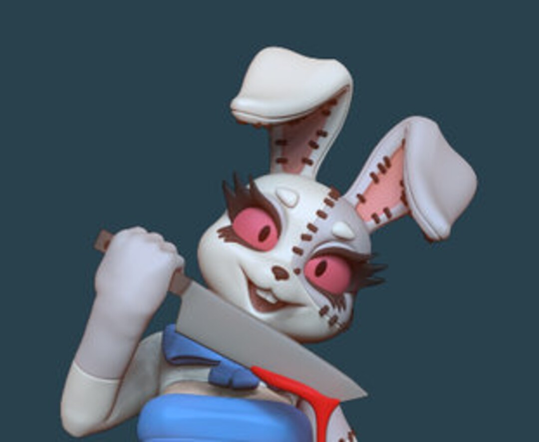 Gb-bunnyvan Fanart 3D Printed Statue Painted or Garage/model Kit ...