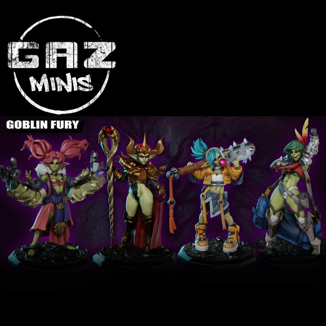 Goblin Fury Release 3D Printed Resin Miniature for Dnd/pathfinder ...