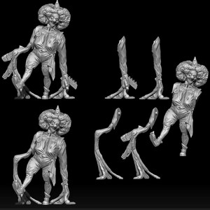 Clown Gabby & Gangly Gabby Miniature for Dnd/pathfinder/tabletop Gaming ...