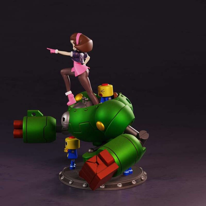 Tron Bonne Fanart Estatua impresa en 3D / Pintada o Garaje/Kit - Etsy ...