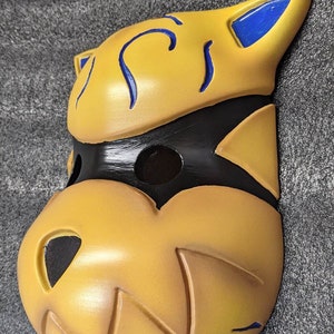 Tanuki Cosplay Mask 3D Printed and Painted Made-to-order Mask - Etsy