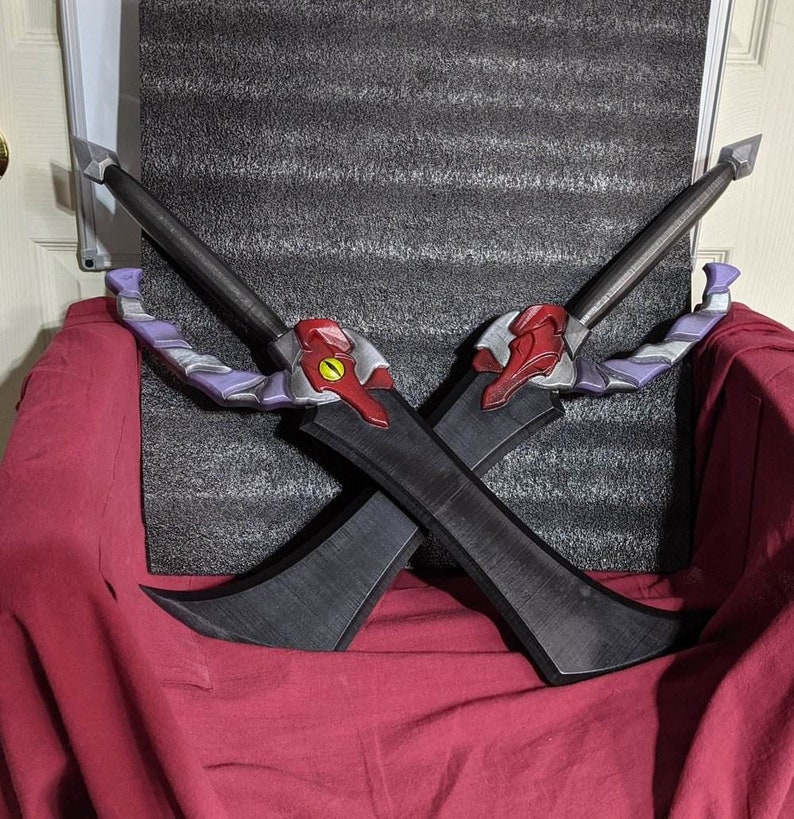 Cosplay Plastic Daggers 3D Printed and Painted - Etsy