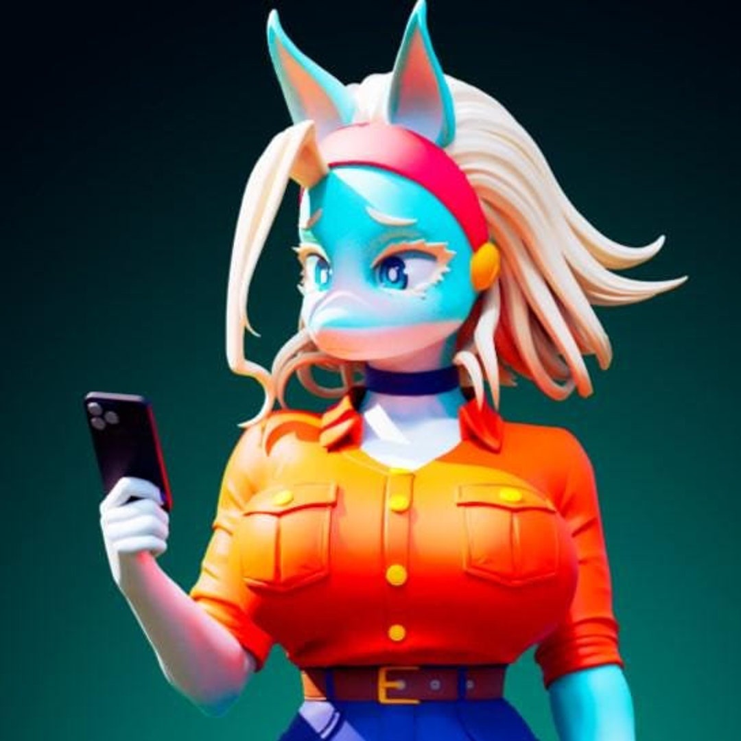 Or-ippy Fanart 3D Printed Resin Statue Painted or Garage/model Kit ...