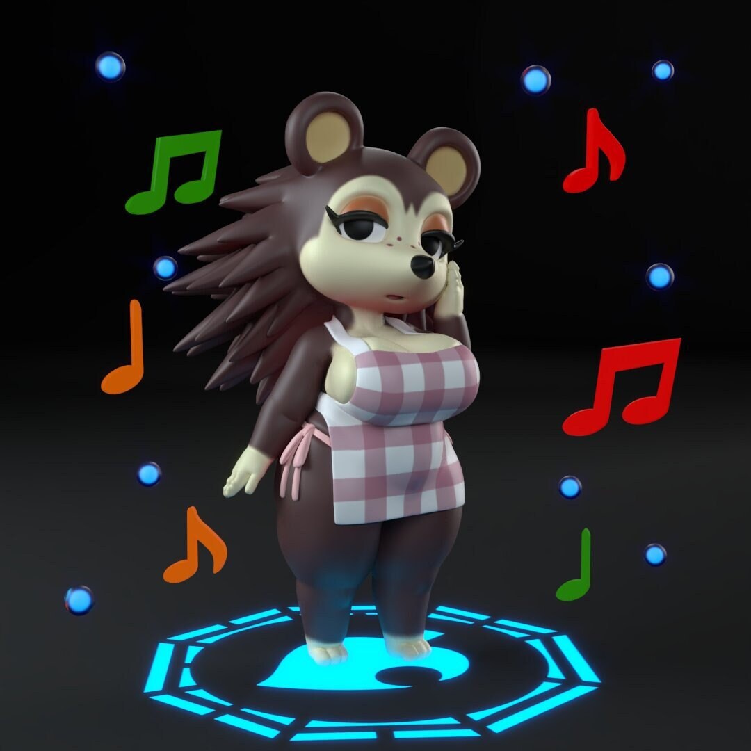 Gb-ac.sable Fanart 3D Printed Statue Painted or Garage/model Kit ...