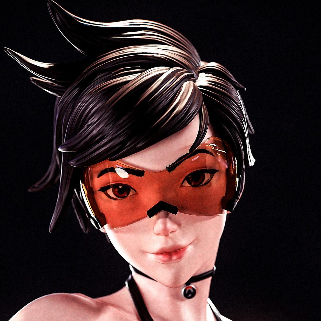 Pf-trace Fanart 3D Printed Resin Statue Painted or Garage/model Kit ...