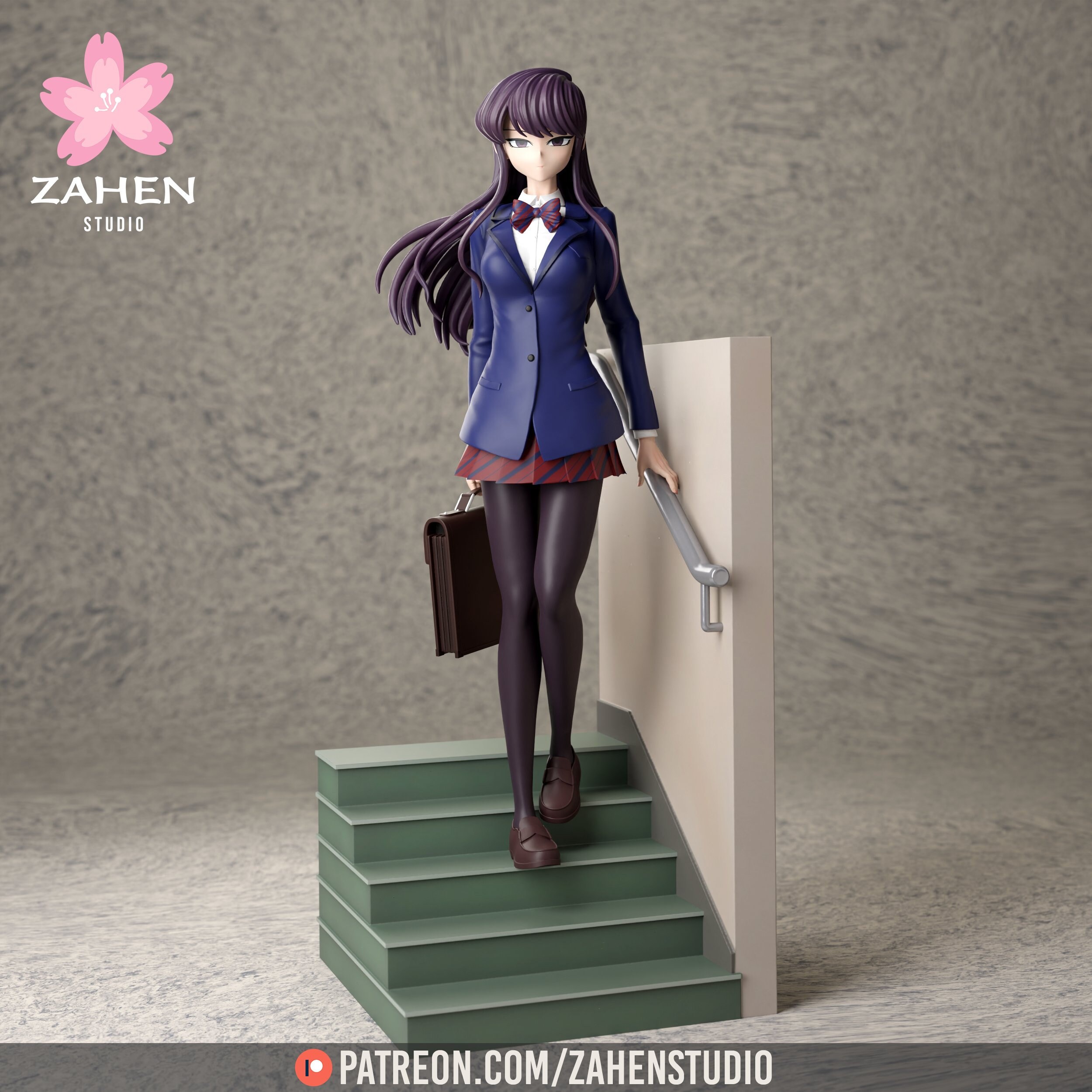 Shoko Fanart 3D Printed Statue Painted or Garage/model Kit - Etsy