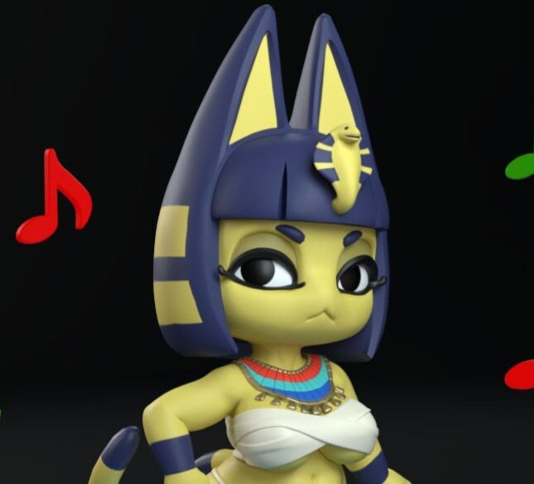 Gb-ankh Fanart 3D Printed Statue Painted or Garage/model Kit Designed ...