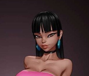 Chel Fanart 3D Printed Statue Painted or Garage/model Kit - Etsy