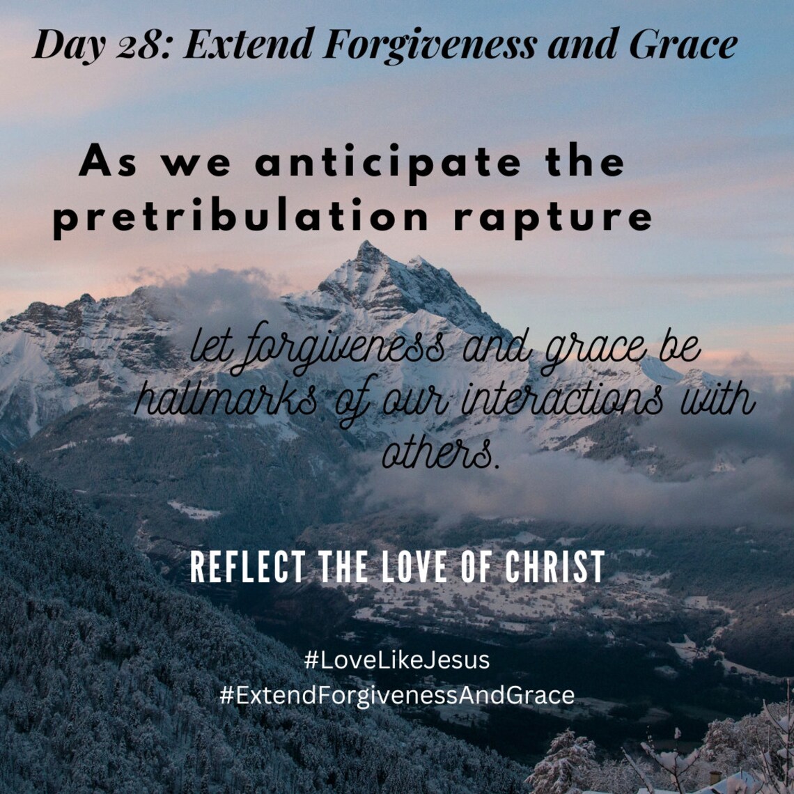 30 Day Rapture Word - Instagram Post - Etsy
