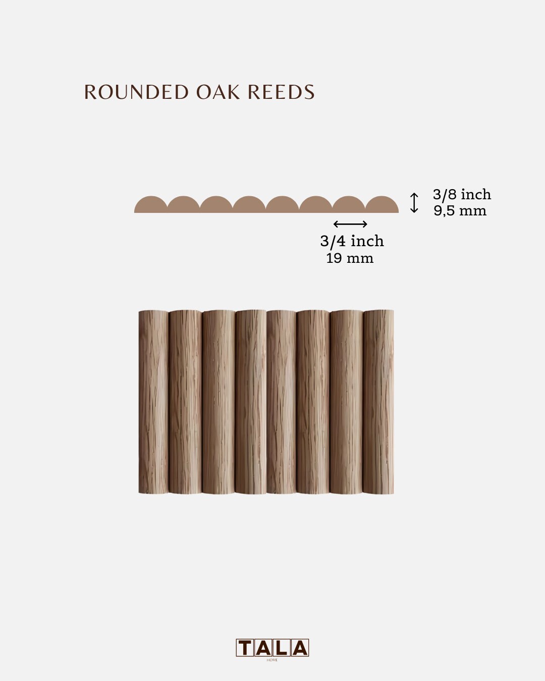 Natural WOOD SAMPLES: Solid Wood, Walnut, White Oak, Rounded Reeds - Etsy