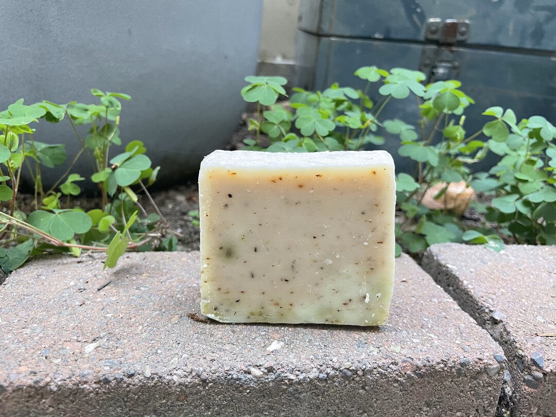 Homemade Green Tea Soap, 4oz Cold Process Soap, Sensitive Skin, Hand ...