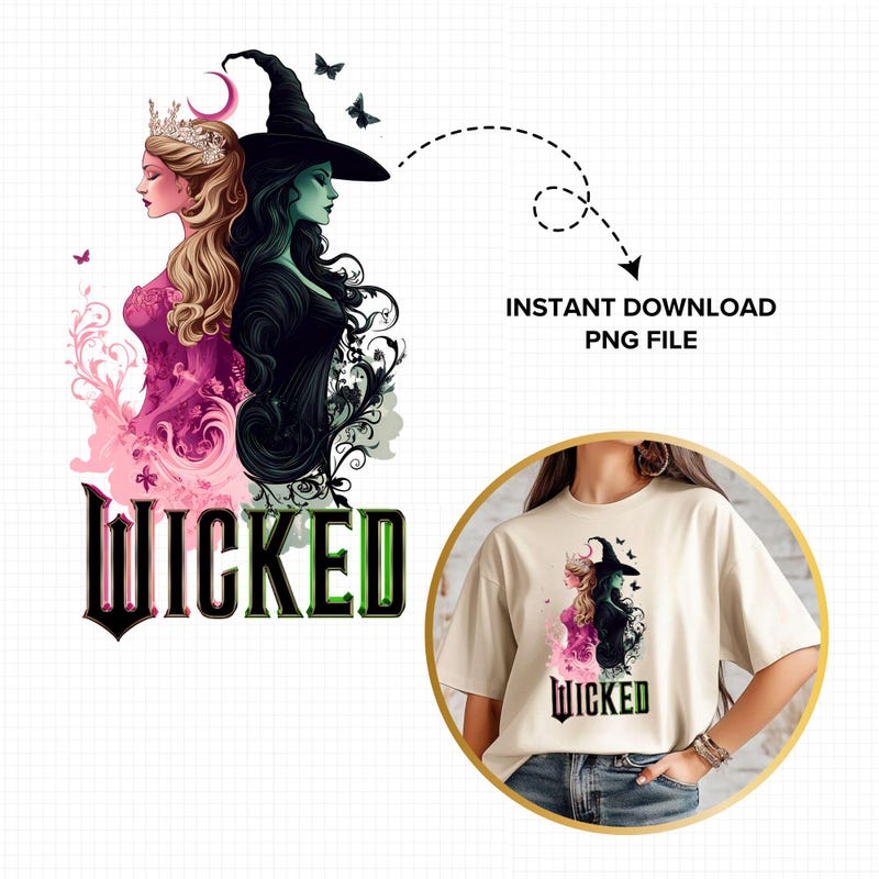 Wicked Movie Clipart - Etsy