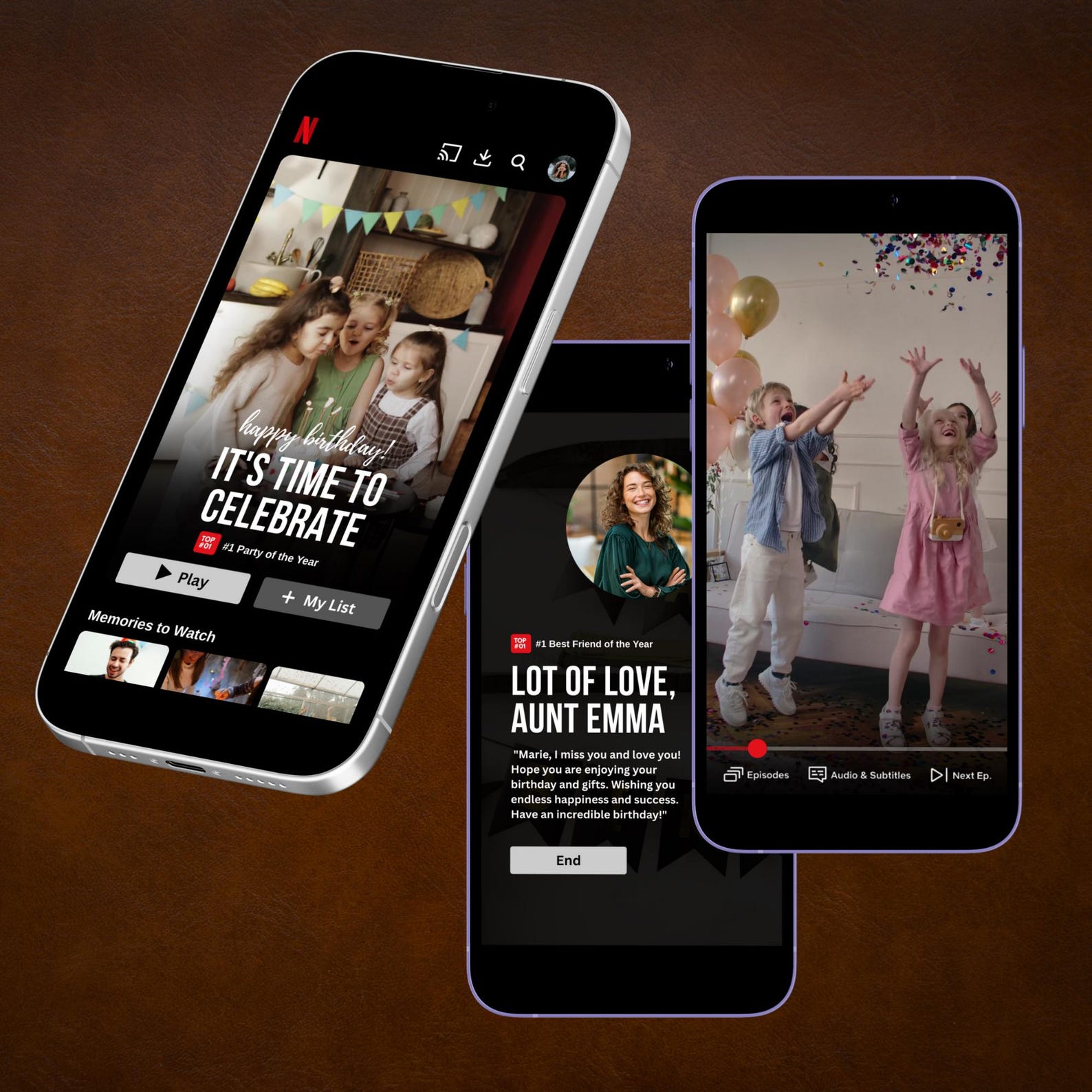 Netflix Birthday Video Template Canva | Editable Digital Birthday Gift ...