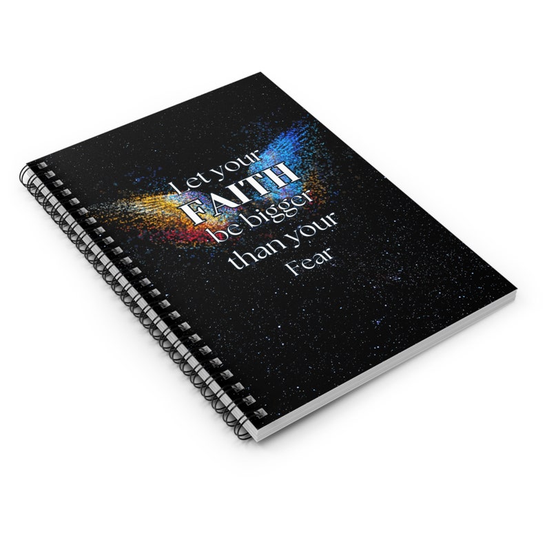 Faith Spiral Notebook (lined) - Etsy