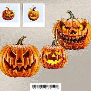 Halloween Jack O Lantern Pumpkin Clipart. Halloween Clipart. Jack O ...