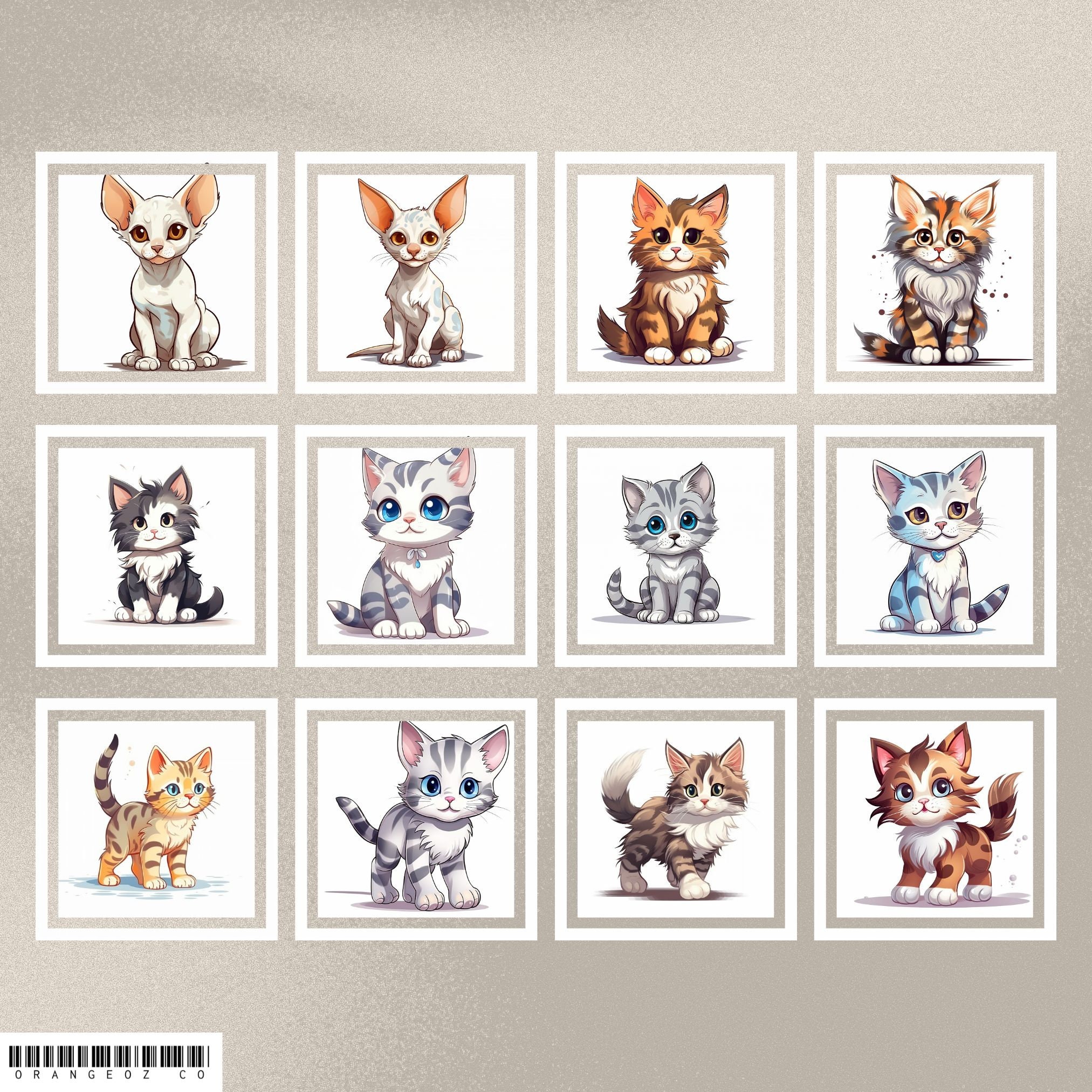 Cute Kitten Clipart Bundle. Cats Png. Kitten Png. Pets Clipart - Etsy