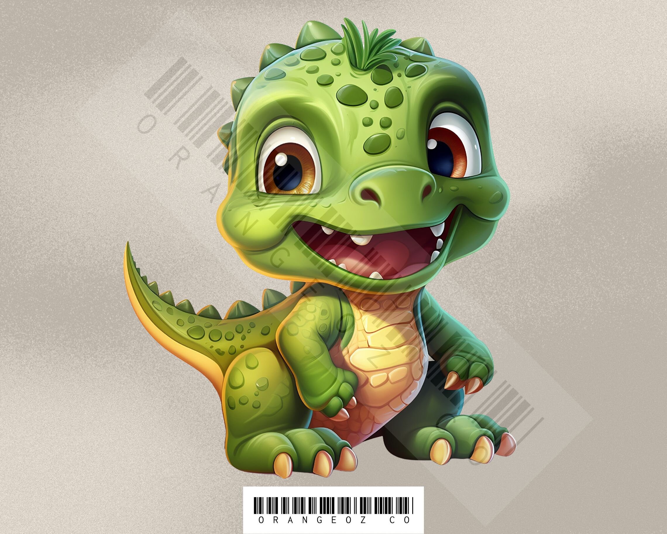 Cute Baby Dinosaurs Clipart Bundle. Dinosaur Clipart Bundle. Cute ...