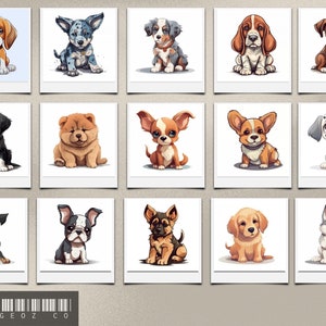 Puppy Clipart Bundle. Dogs Png. Puppy Png. Pets Clipart Bundle. Cute ...