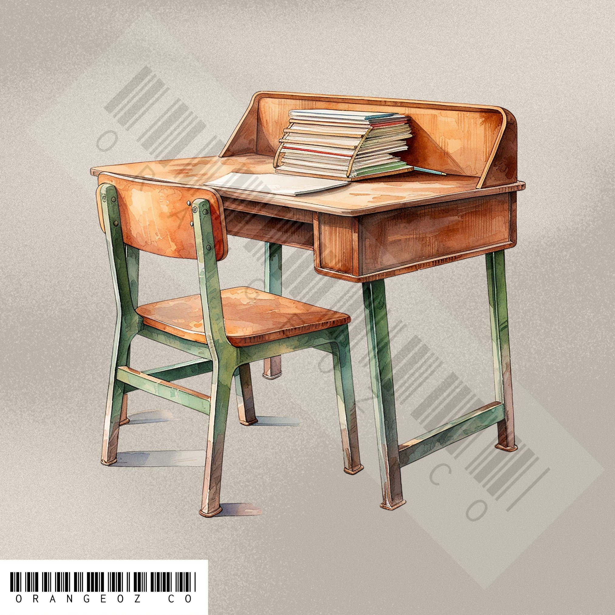 Back to School Clipart. Classroom Bundle. Watercolor Teacher Clipart ...