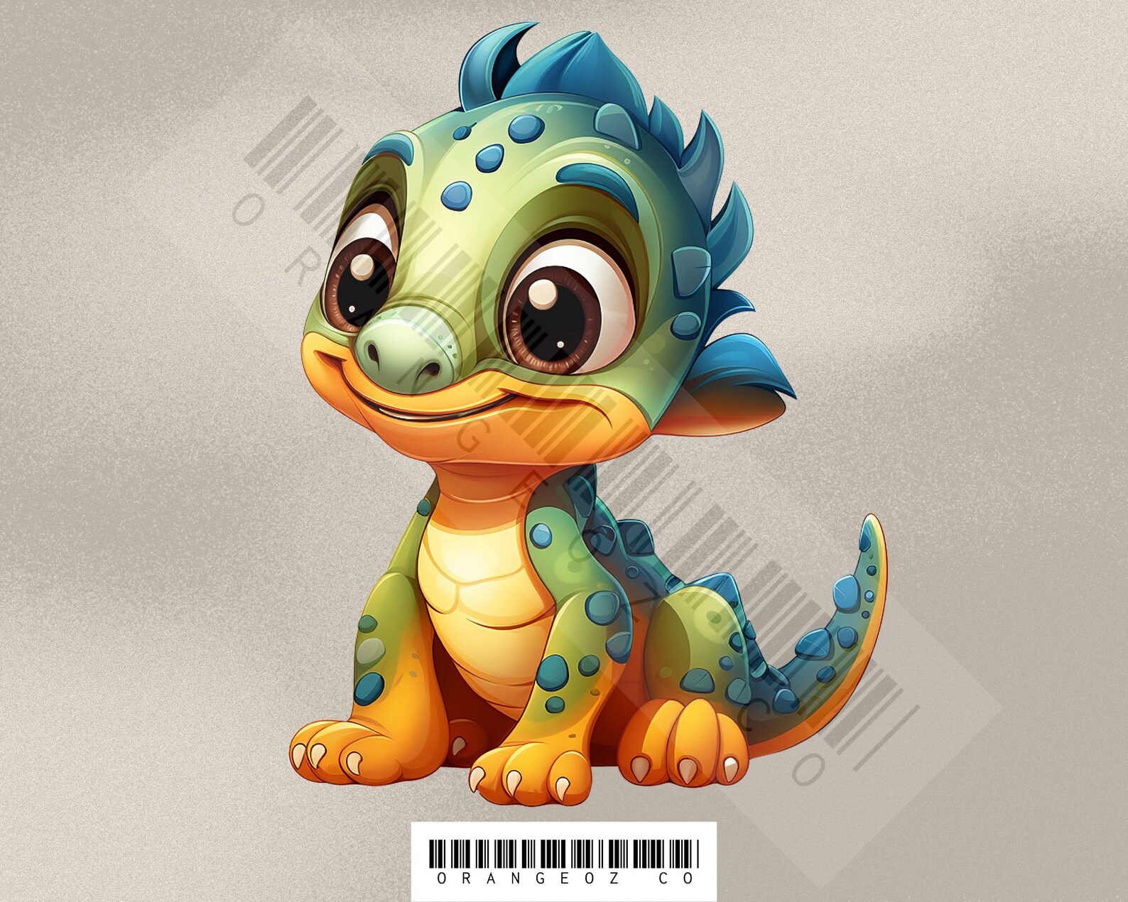 Cute Baby Dinosaurs Clipart Bundle. Dinosaur Clipart Bundle. Cute ...