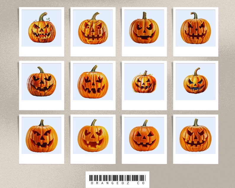 Halloween Jack O Lantern Pumpkin Clipart. Halloween Clipart. Jack O ...