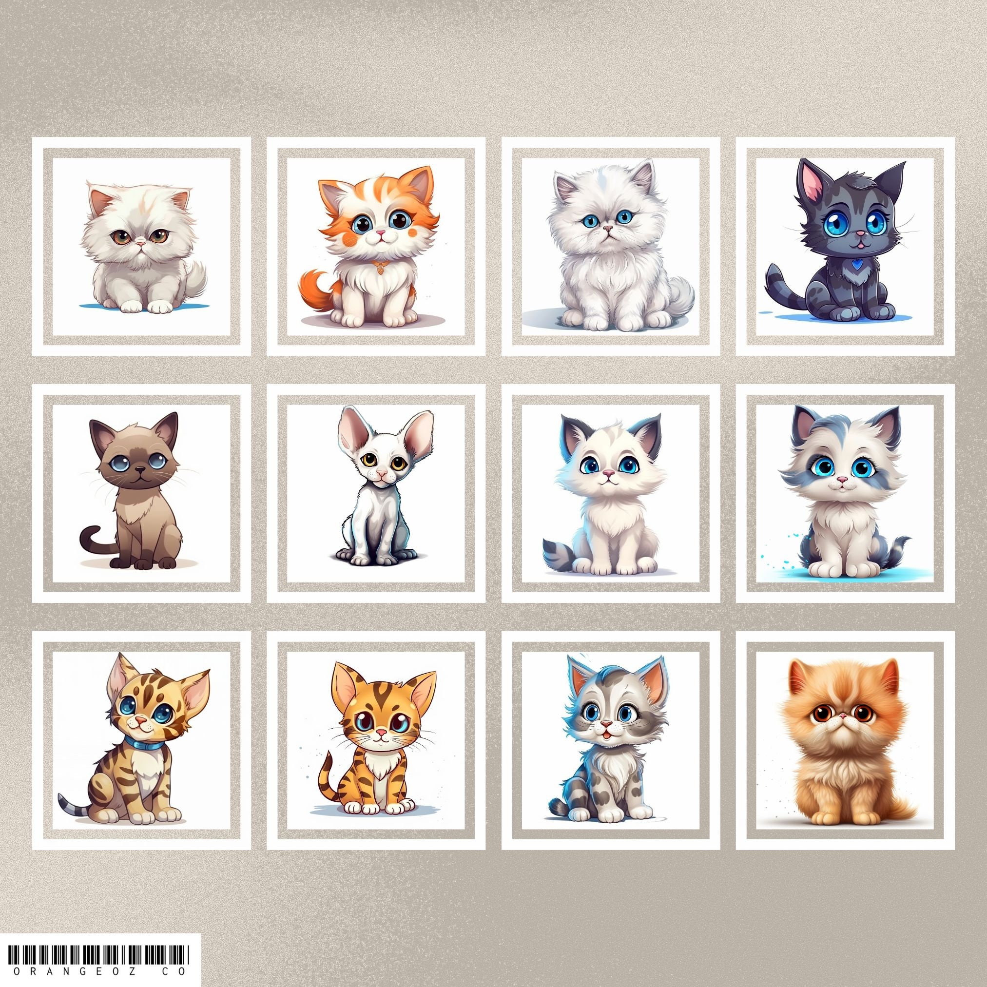 Cute Kitten Clipart Bundle. Cats Png. Kitten Png. Pets Clipart - Etsy