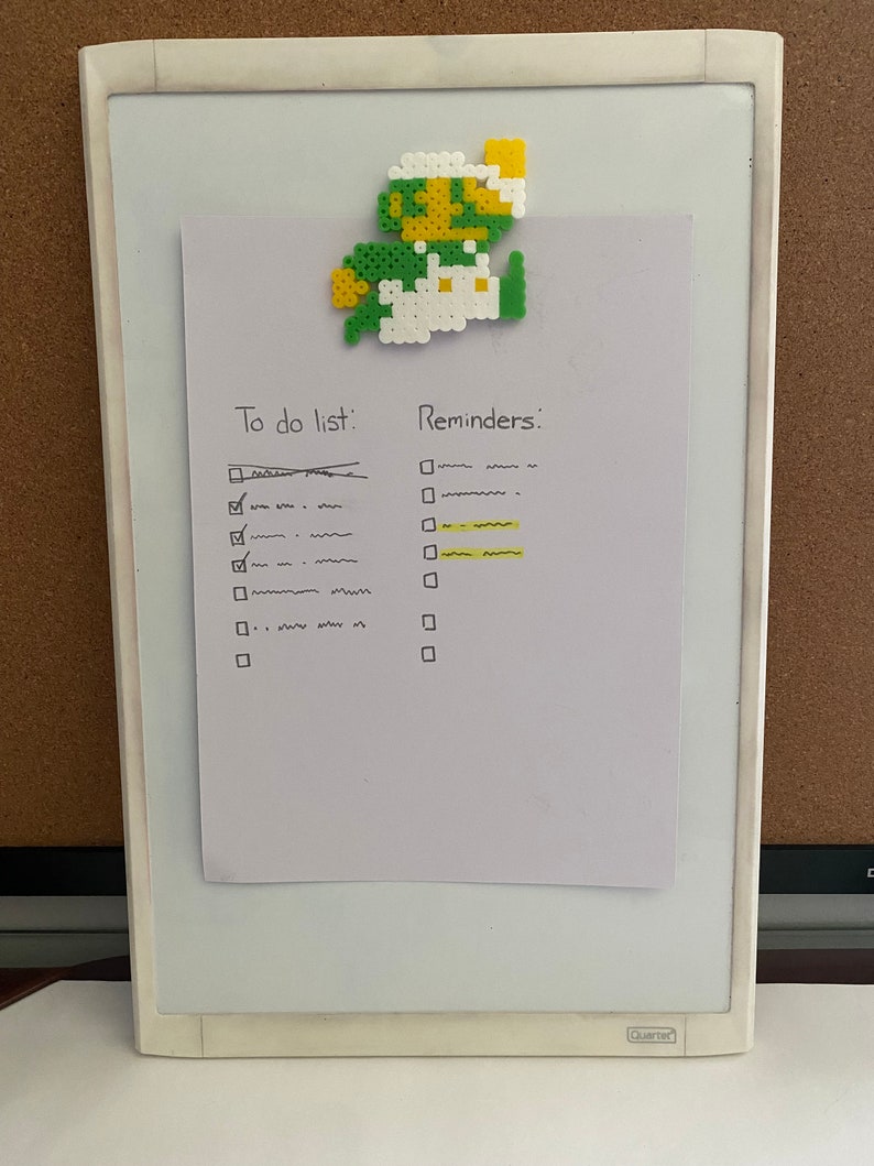 Pixel Luigi Jumping Magnet - Etsy