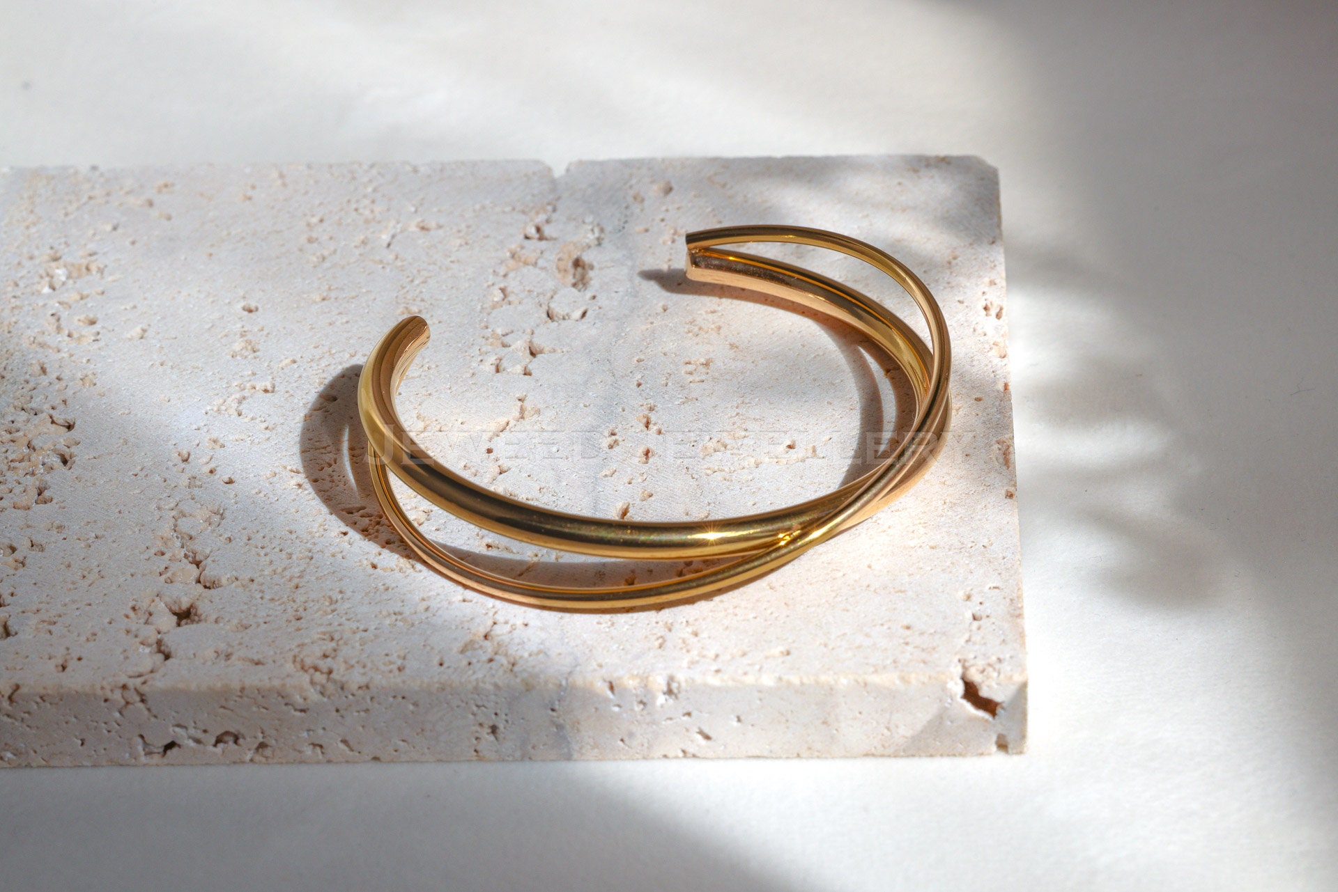 Twisted Double Cuff Bracelet Fashion Silver Bangle Jewelry Trendy Women ...