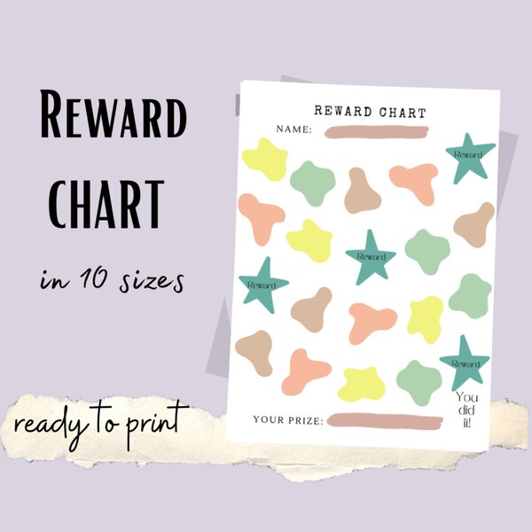 Accomplishment Chart - Etsy