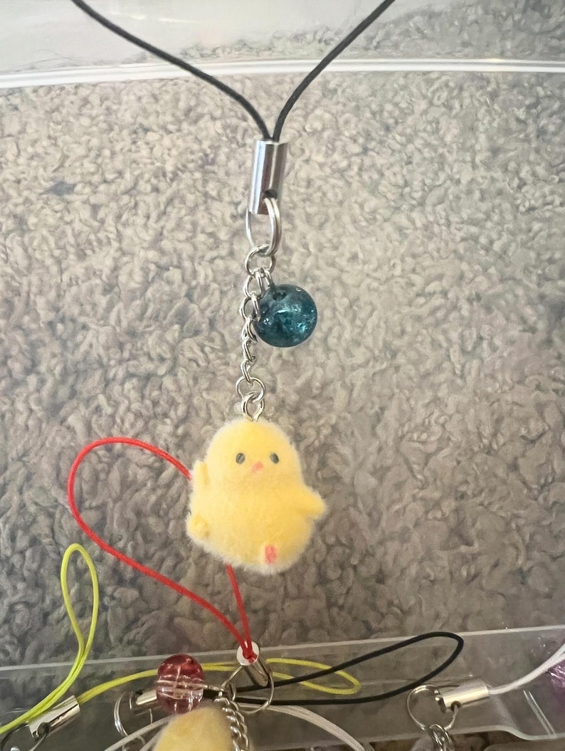 ADOPT a RANDOM CHICK Phone Charm - Etsy