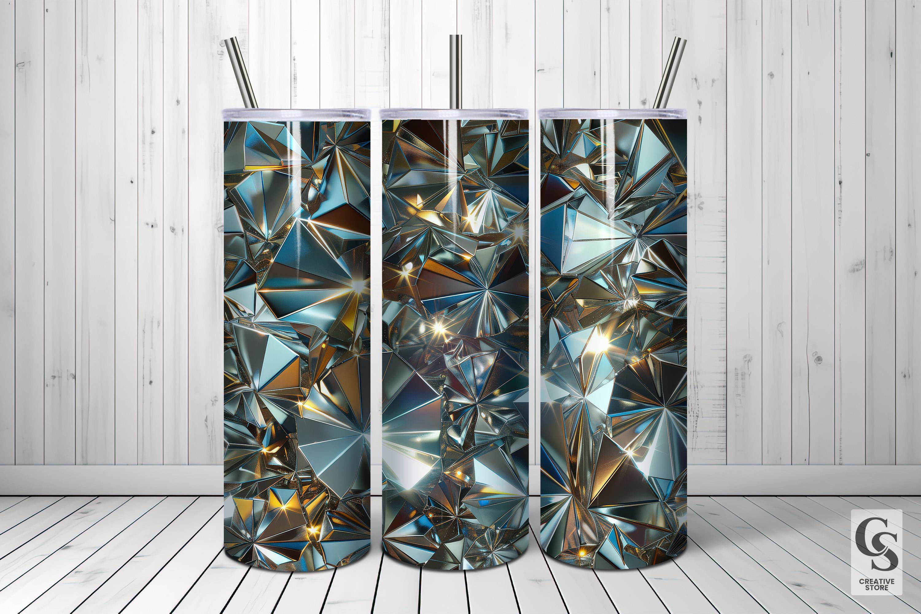 Sparkling Diamond Surface Texture | Glittering Gem Digital Paper ...
