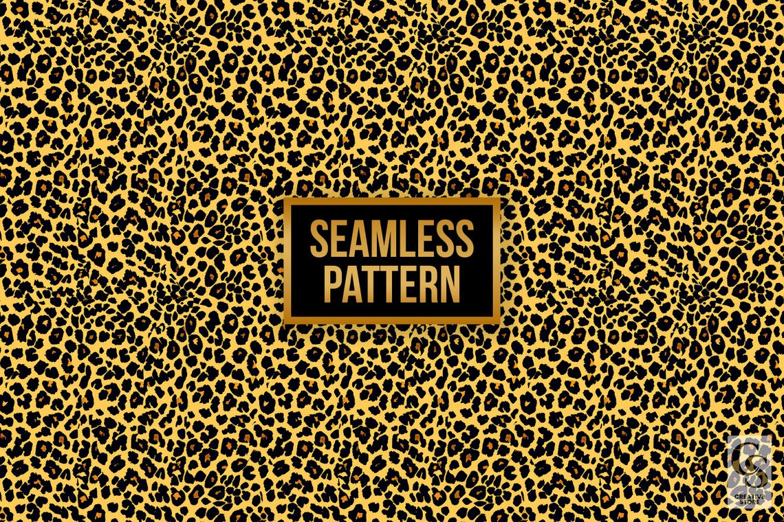 Cheetah Print Seamless Pattern, Leopard Animal Print Digital Papers - Etsy