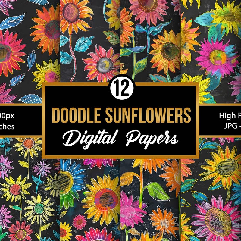 Chalkboard Doodles - Etsy