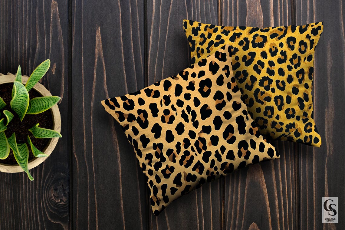 Cheetah Print Seamless Pattern, Leopard Animal Print Digital Papers - Etsy