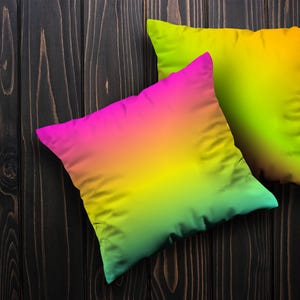 Neon Color Gradient Digital Papers | Bright Glow Background | Vibrant ...