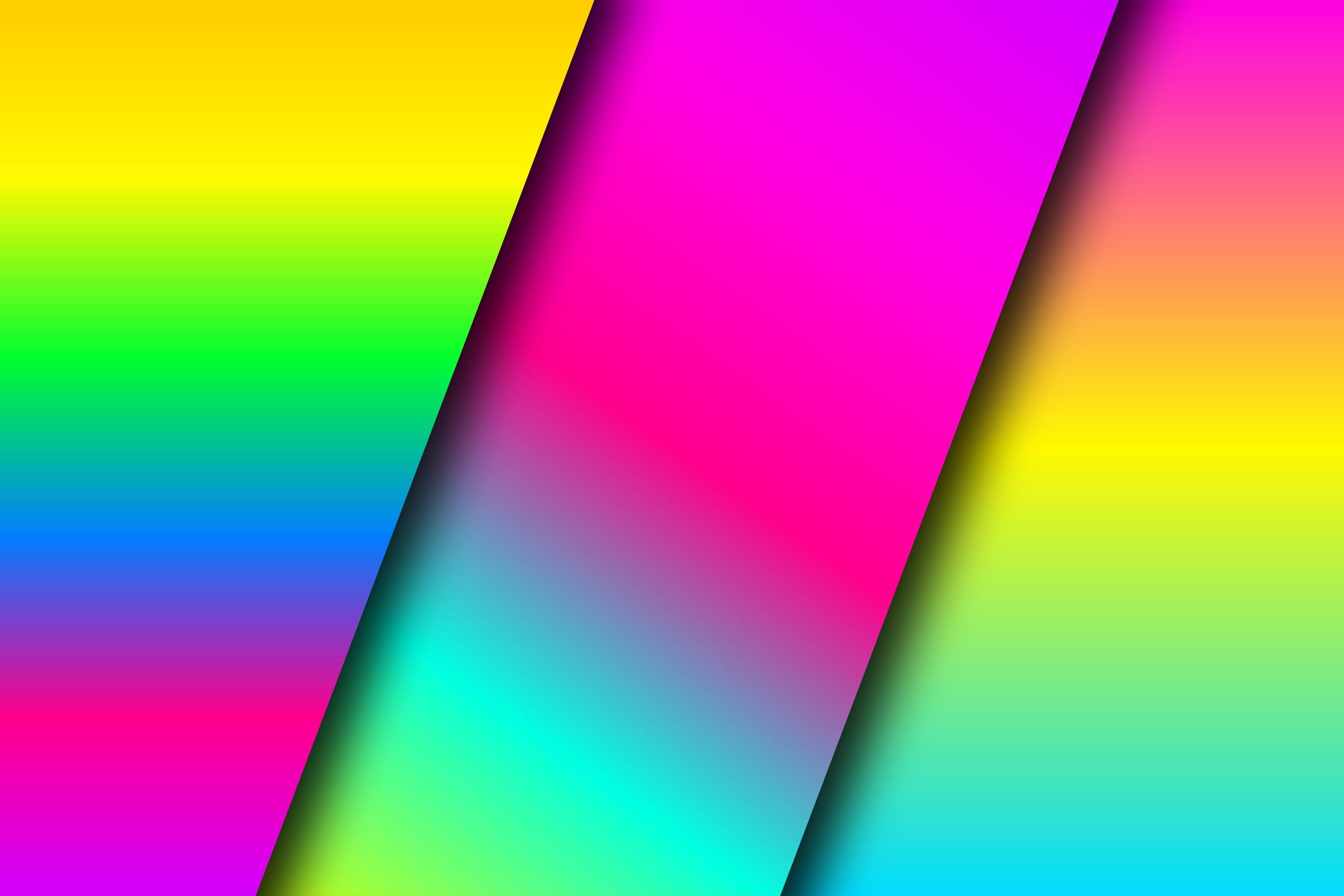 Neon Color Gradient Digital Papers | Bright Glow Background | Vibrant ...