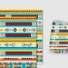 Mexican Textile Digital Paper, Traditional Mexican Striped Design ...