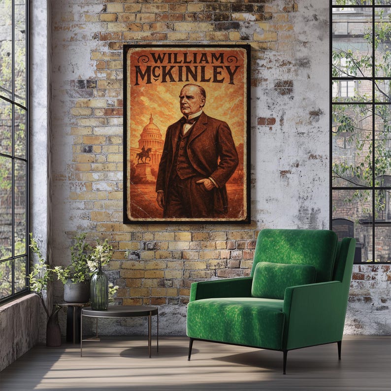 47 U.S. Presidents Poster, Retro History Prints, Presidential Wall Art ...