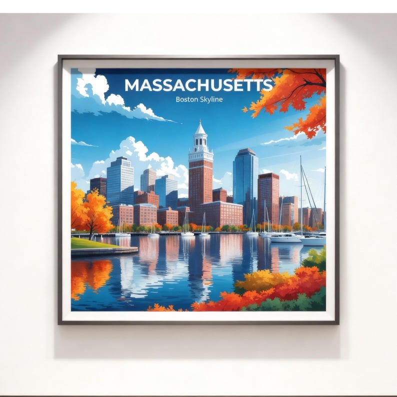 50 U.S. States Vector Art, Square 1:1 Printable Wall Art, USA States ...