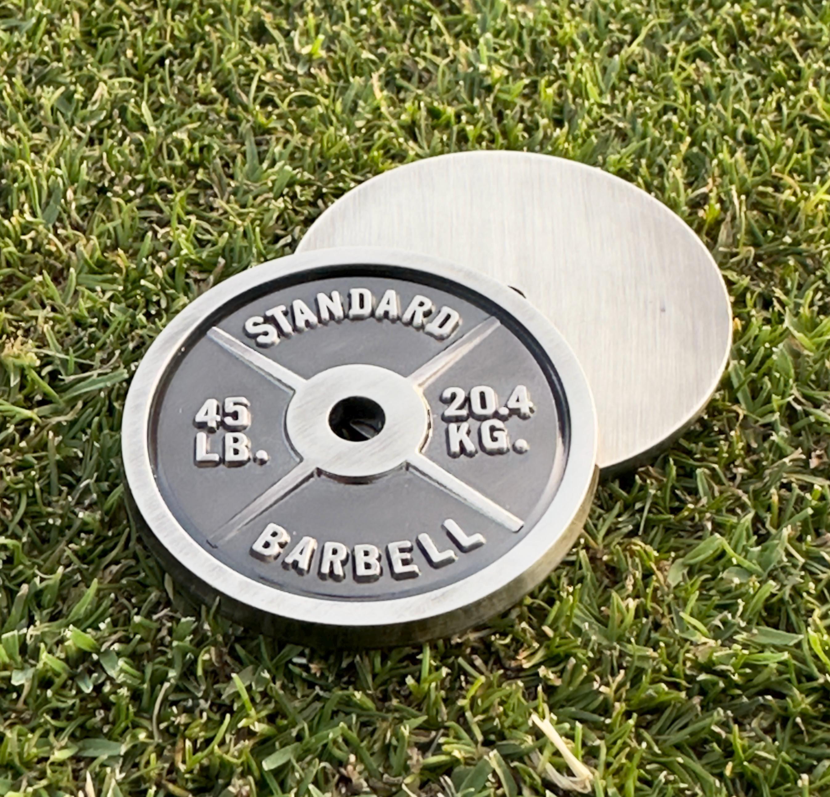 The 45 Weight Plate Golf Ball Marker - Etsy