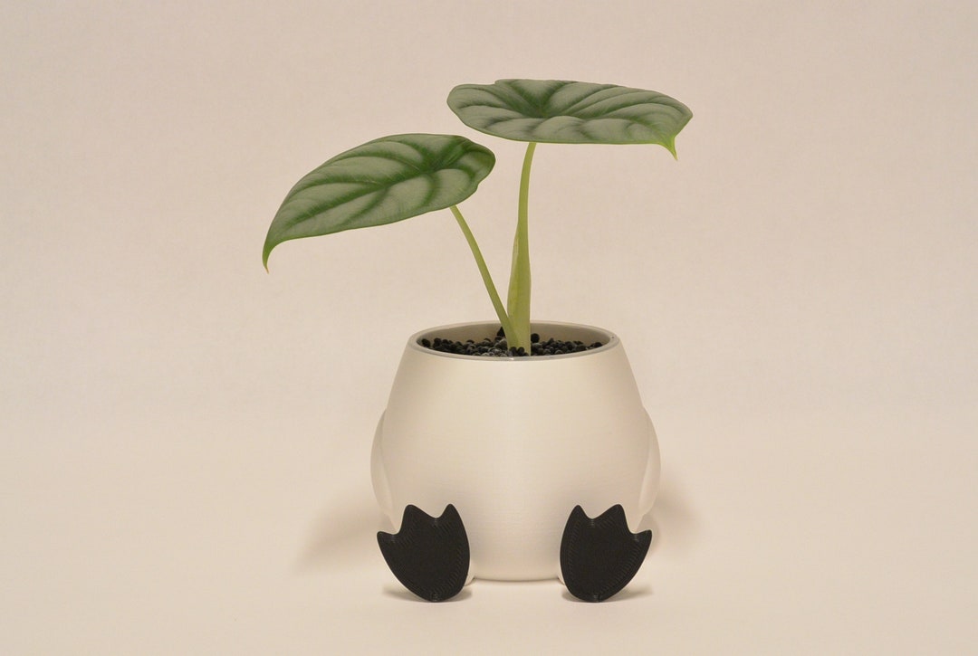 Cute Duckling Plant Pot Minimalistic 3D Printed Planter Modern Home ...