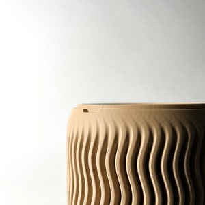 Boho Wavy Plant Pot 4", 5", 6", 7" Tall Clear Pot Perfect Fit Unique ...