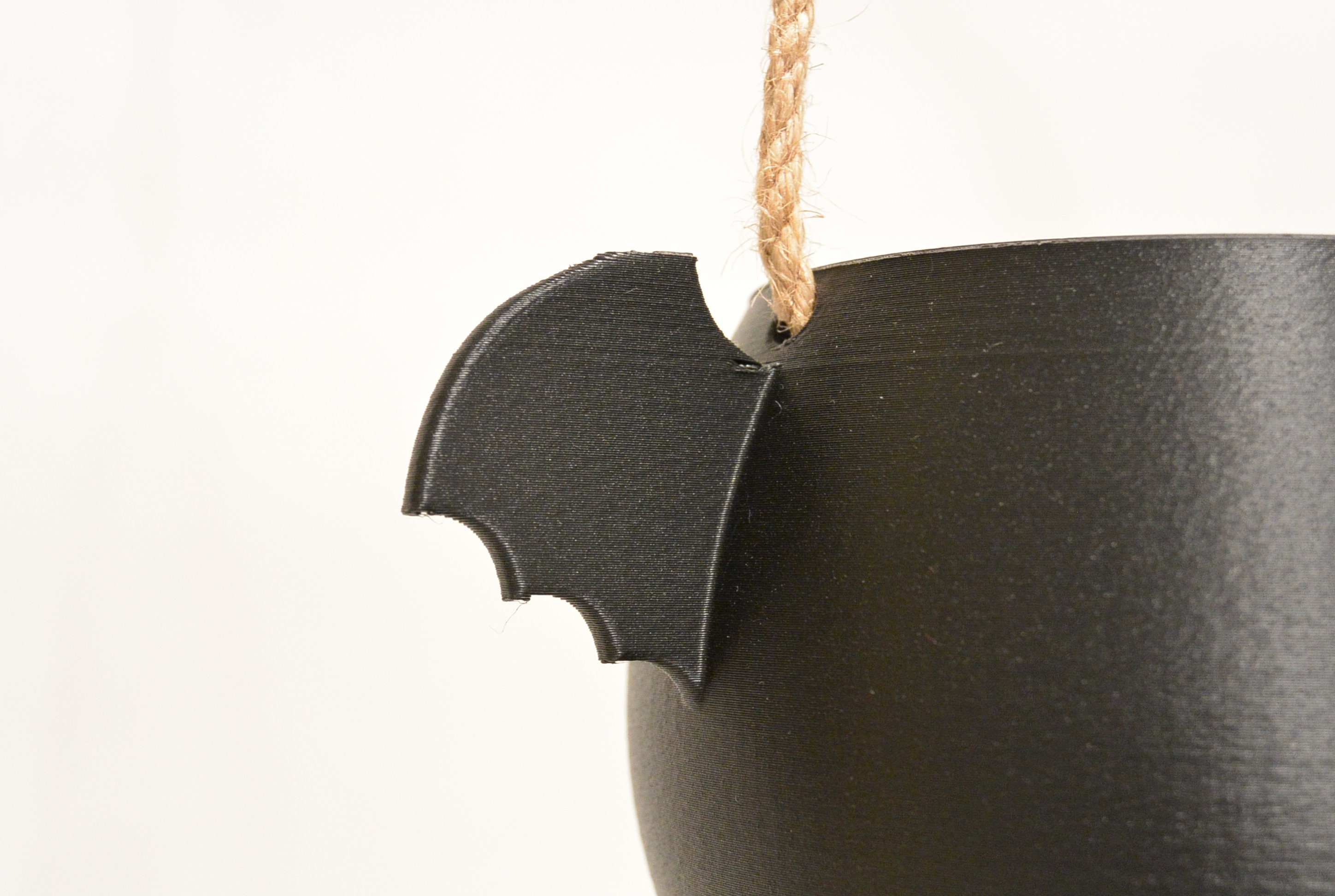 Flying Bat Plant Pot Cute Hanging Planter 3D Printed Halloween - Etsy