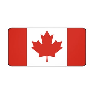 Desk Mat Flag of Canada - Etsy