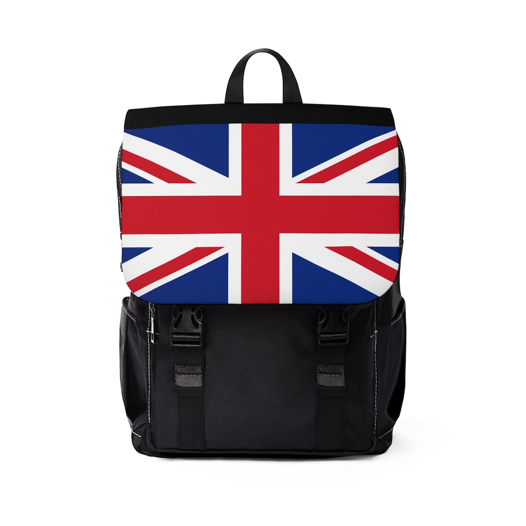 Union Jack, Flag of Britain Unisex Casual Shoulder Backpack - Etsy