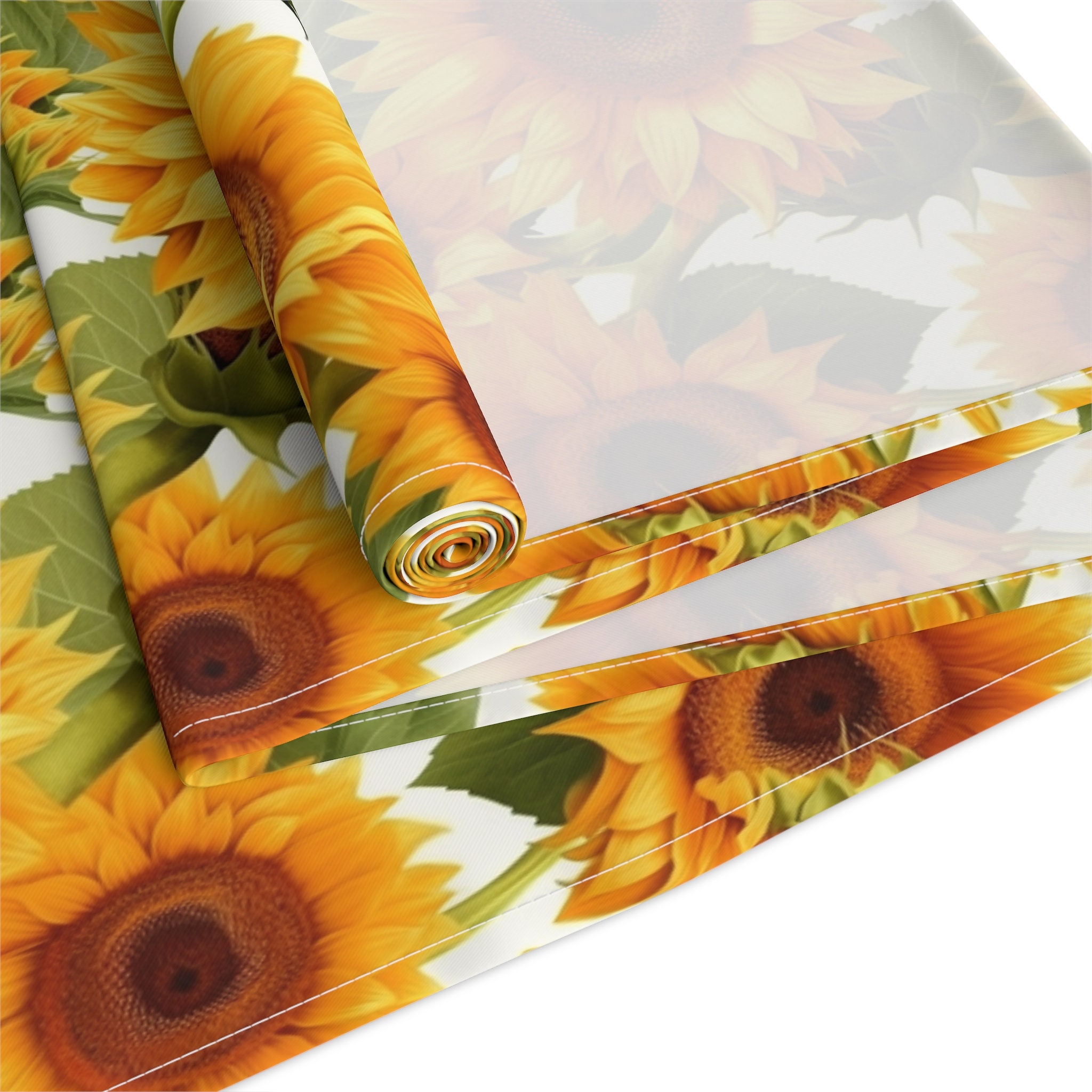 Beautiful Yellow Sunflowers Table Runner - Etsy