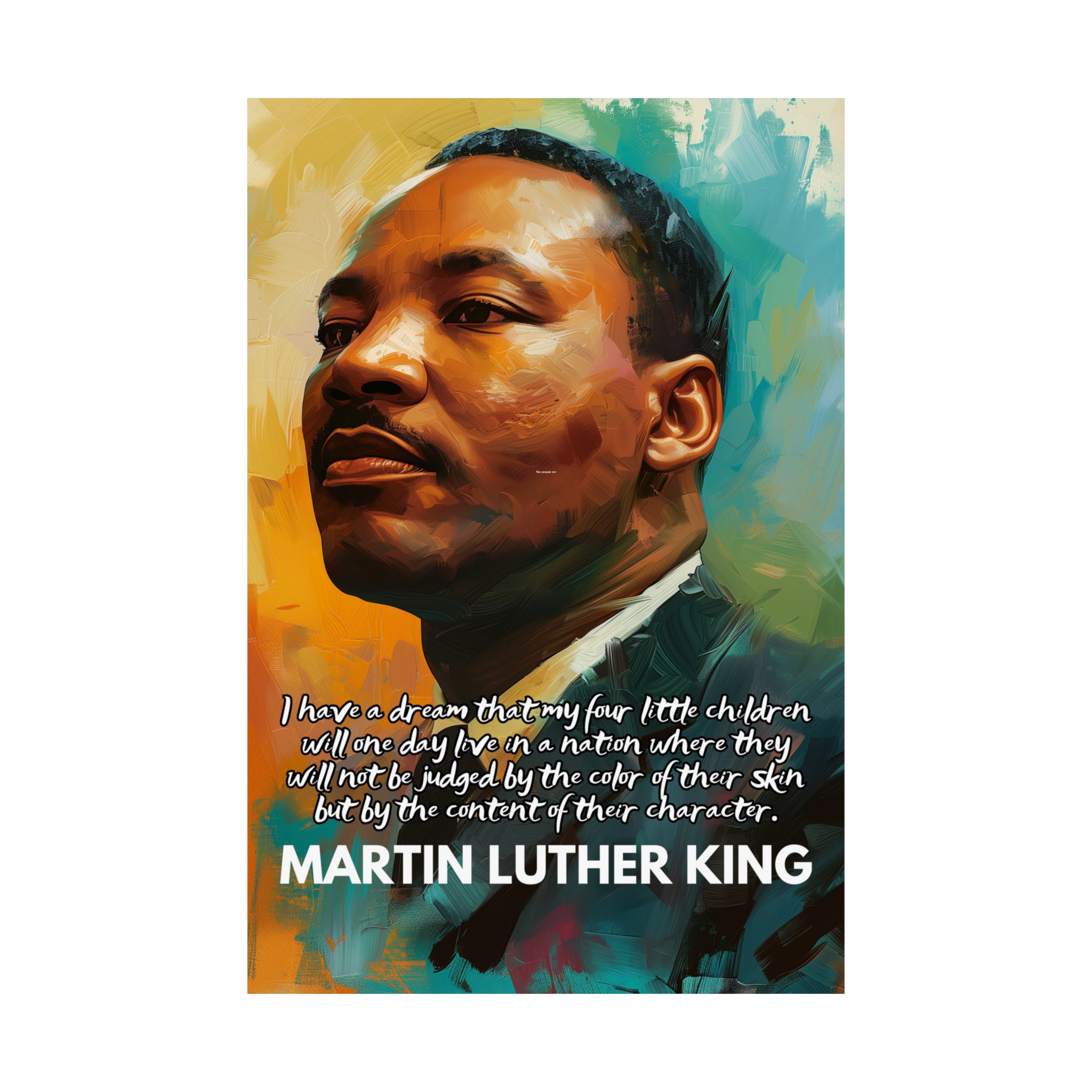 Martin Luther King Poster, Martin Luther King Jr Day, MLK, Civil Rights ...