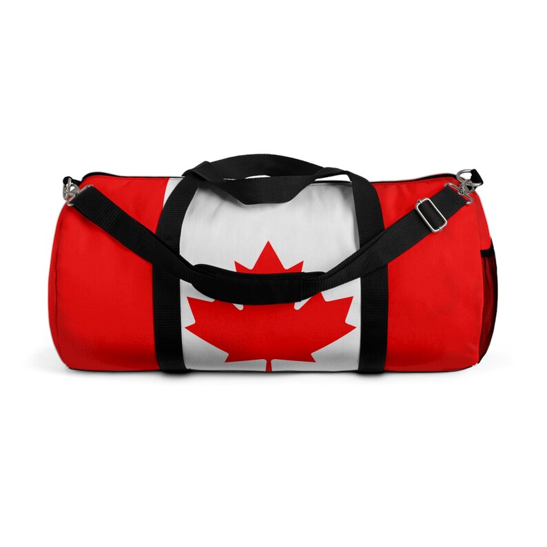 Canada Flag Duffel Bag With Canadian Coat of Arms Lightweight Travel ...